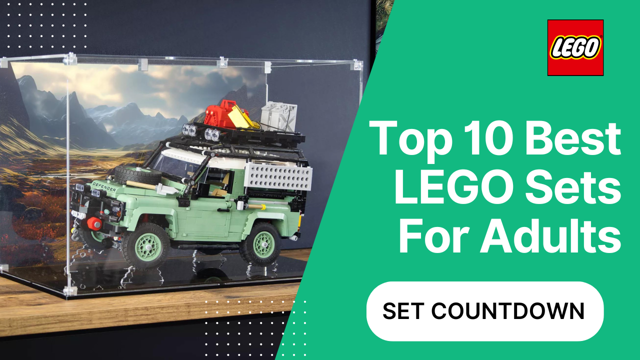 The Top 10 Best LEGO Sets For Adults | BOXXCO | BOXXCO | Display Case Storage Solutions